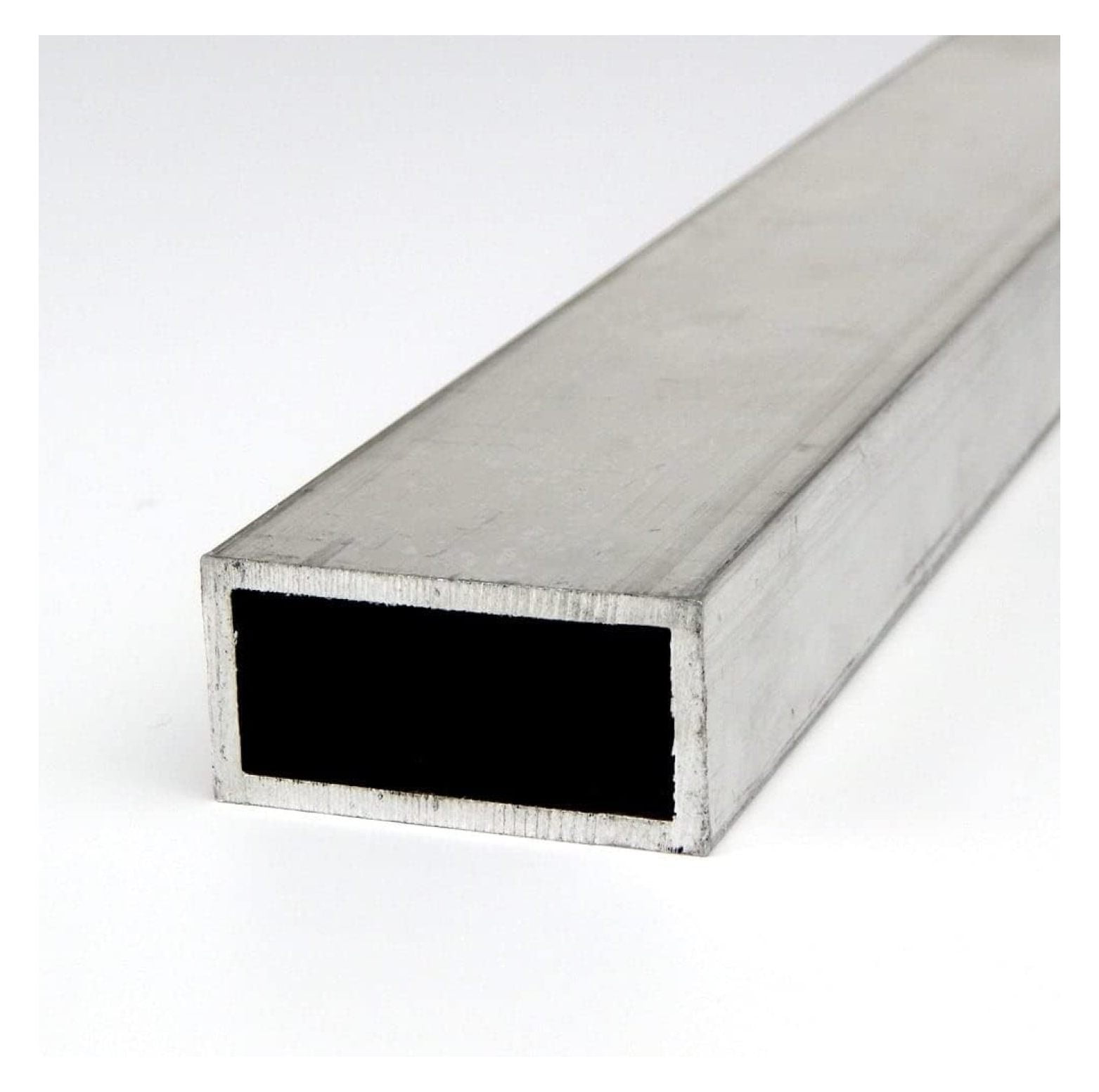 6063 Aluminum Rectangular Tubing, Unpolished (Mill) Finish, Extruded ...