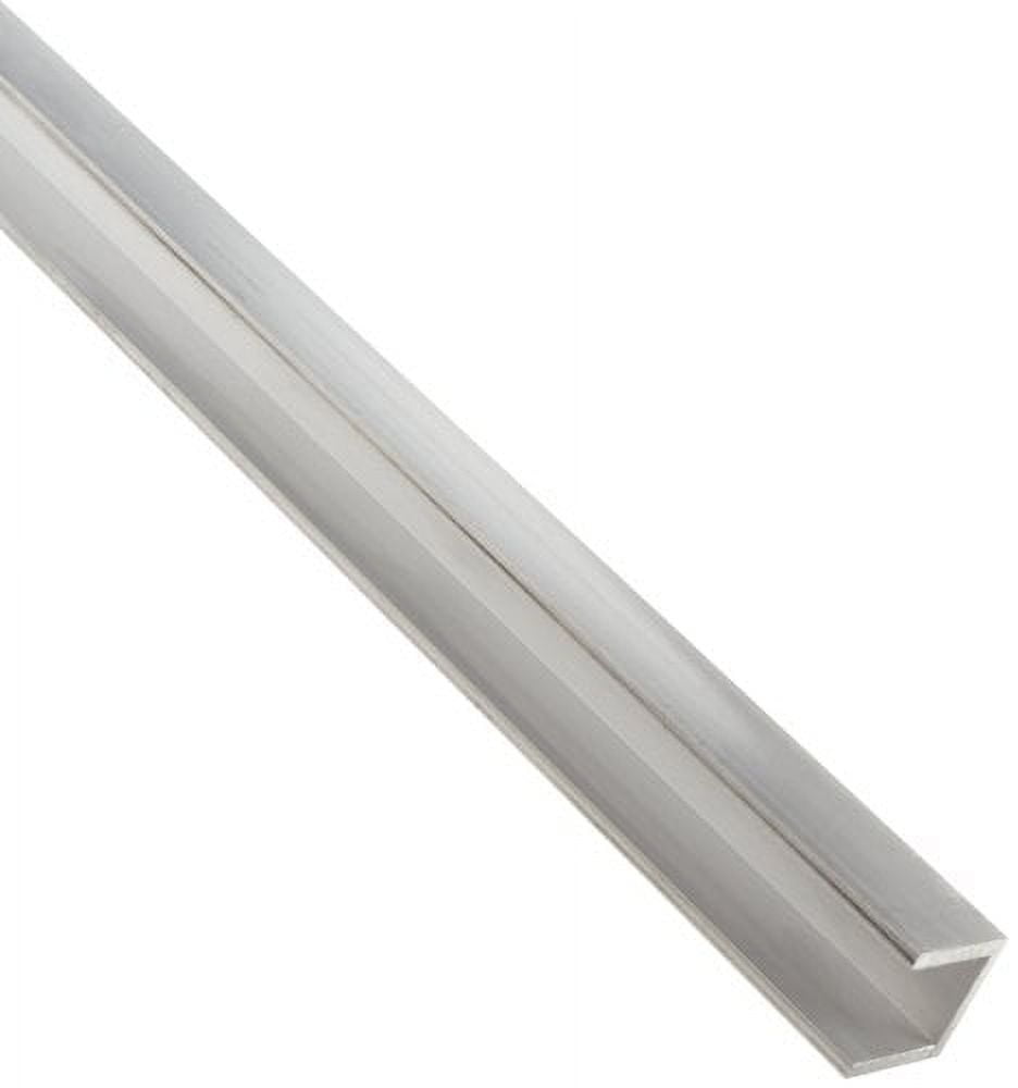6063 Aluminum U-Channel, Unpolished (Mill) Finish, Extruded, T52 Temper ...