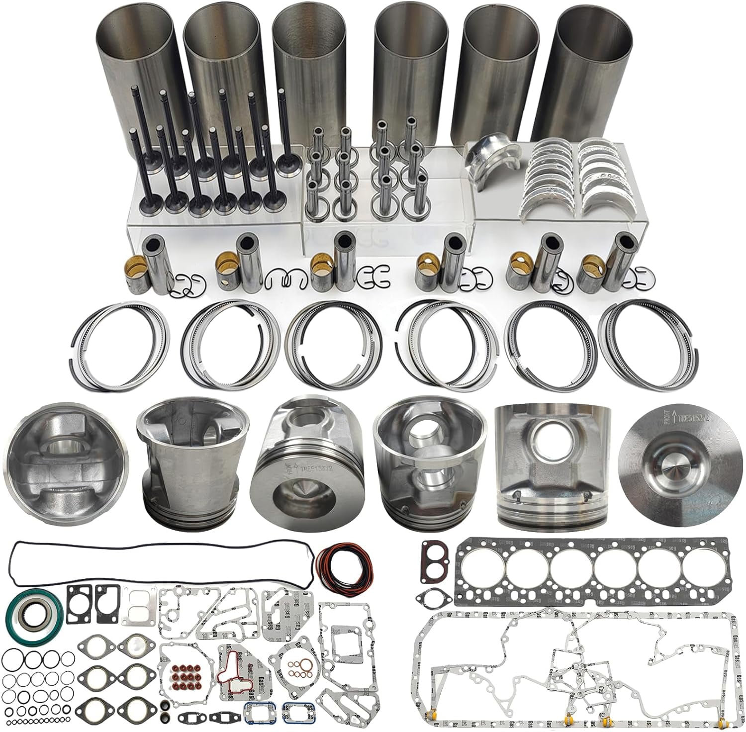 6068 Engine Overhaul Rebuild Kit For John Deere 4045 6068 Engine 6068D ...