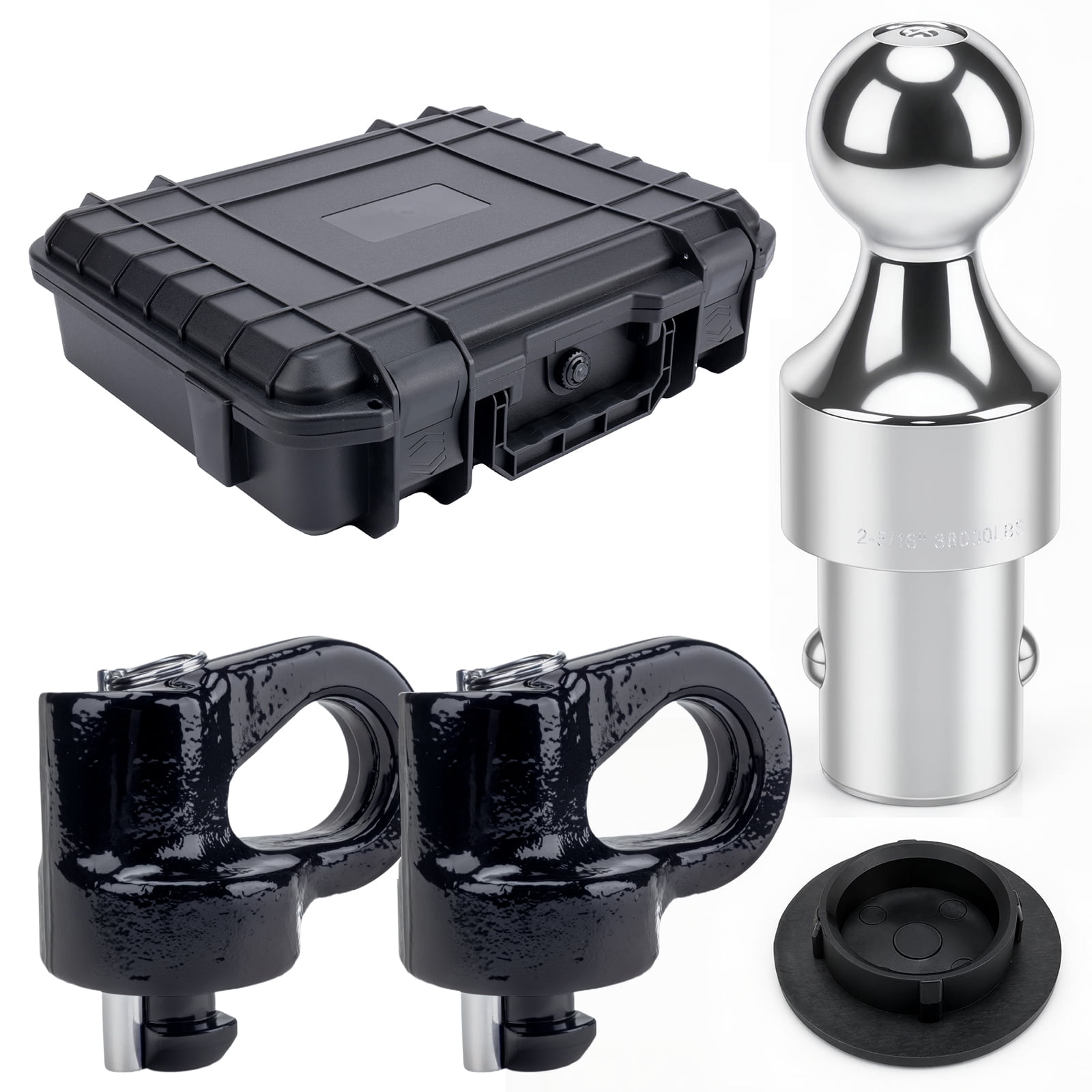 60692 Puck System Gooseneck Hitch Kit with 2-5/16 in Hitch Ball ...