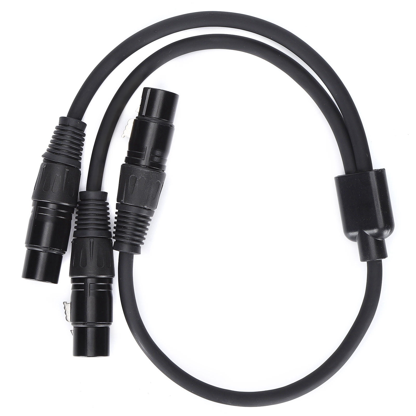 6073 Y-Type Mic Cable for Connecting Two Mics XLR Female to Dual XLR ...