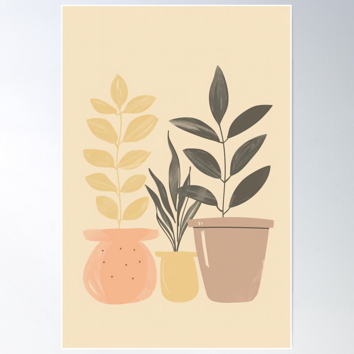608 Zen Botanics Of Clean Line Home Plants Poster Wall Art, Modern Wall ...