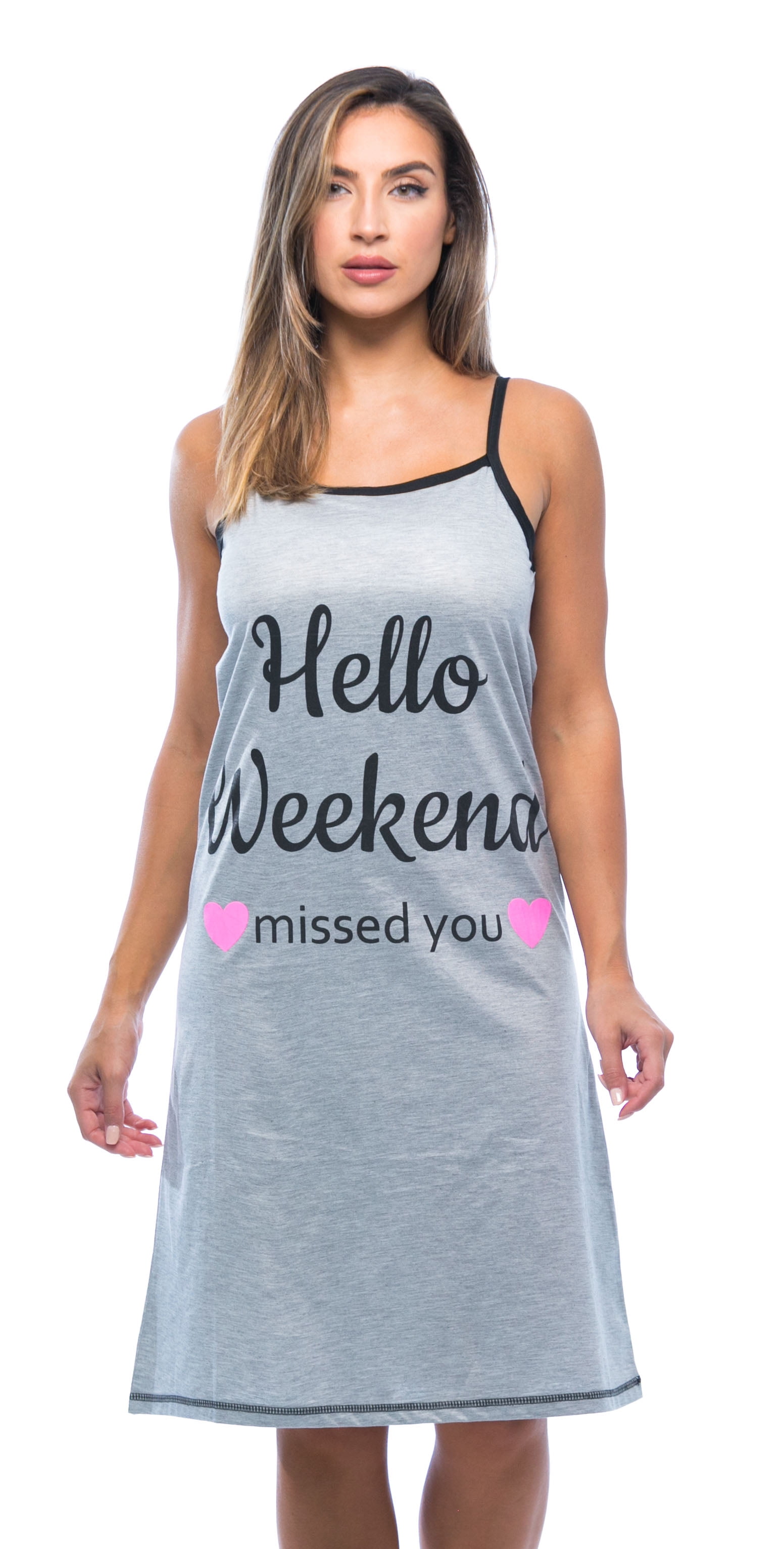 6080 77 S Just Love Nightgown Women Sleepwear Womans Pajamas Hello
