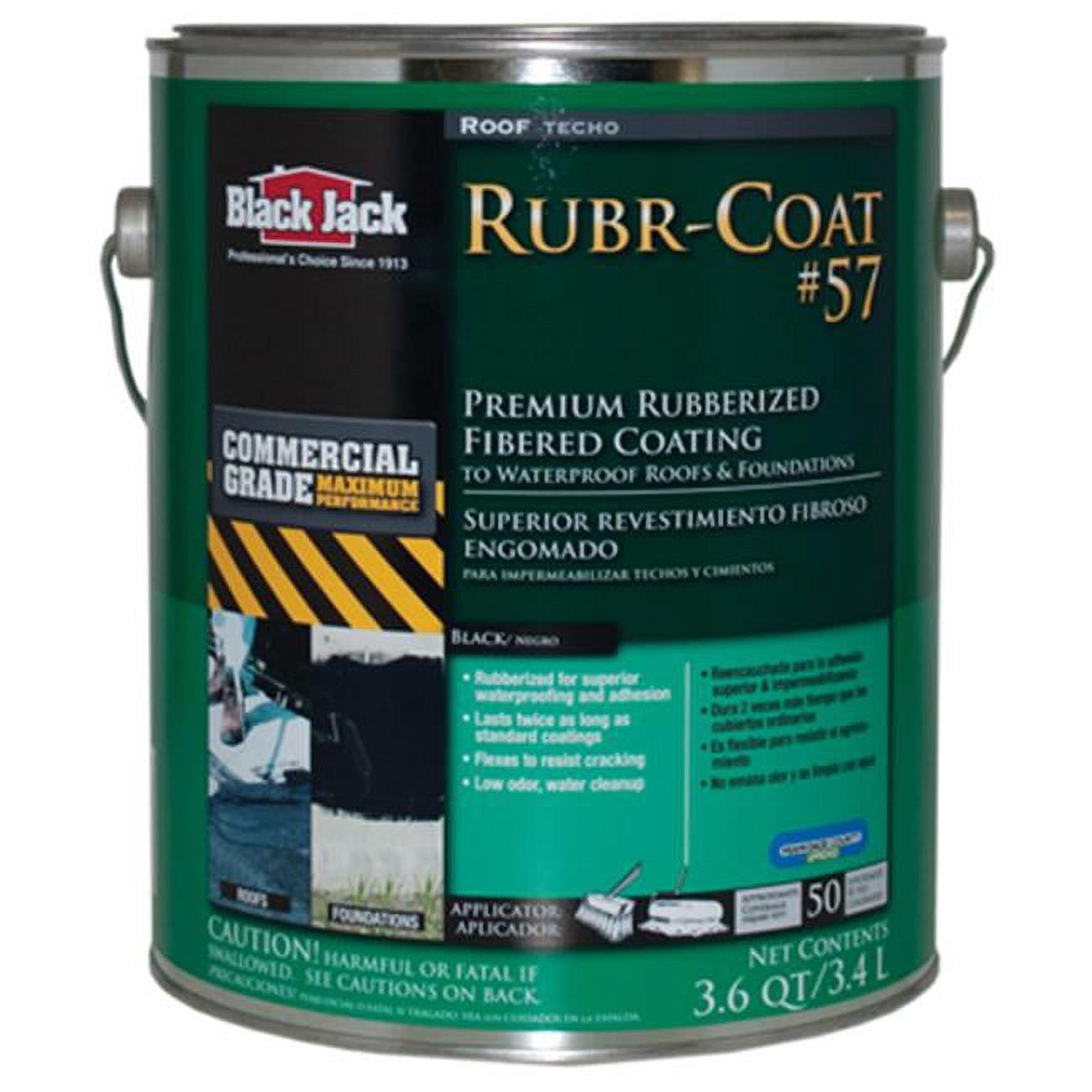 6080-9-34 Black Jack Pro Series Rubber Seal No.57 Rubberized SBS Roof ...