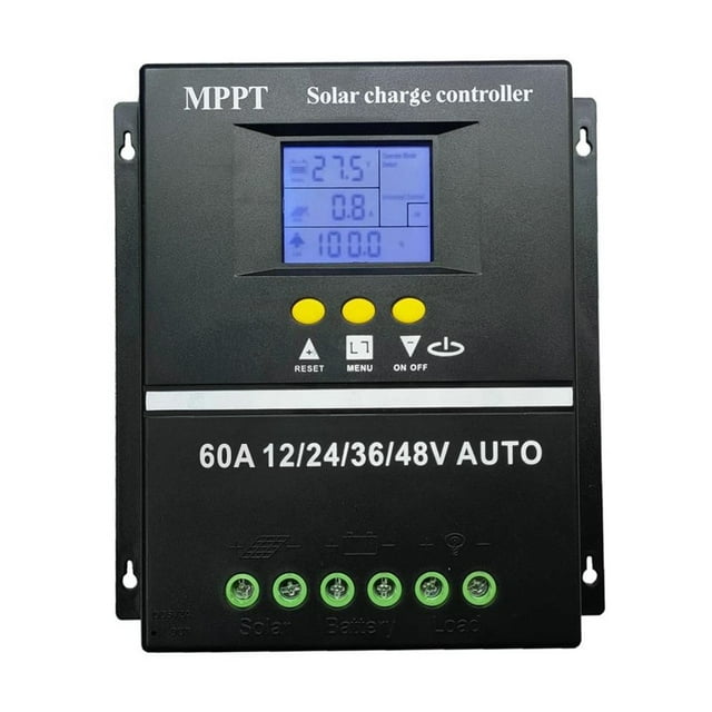 60A 12V-48V MPPT Solar Charge Controller PV Charger Controller - Walmart.com