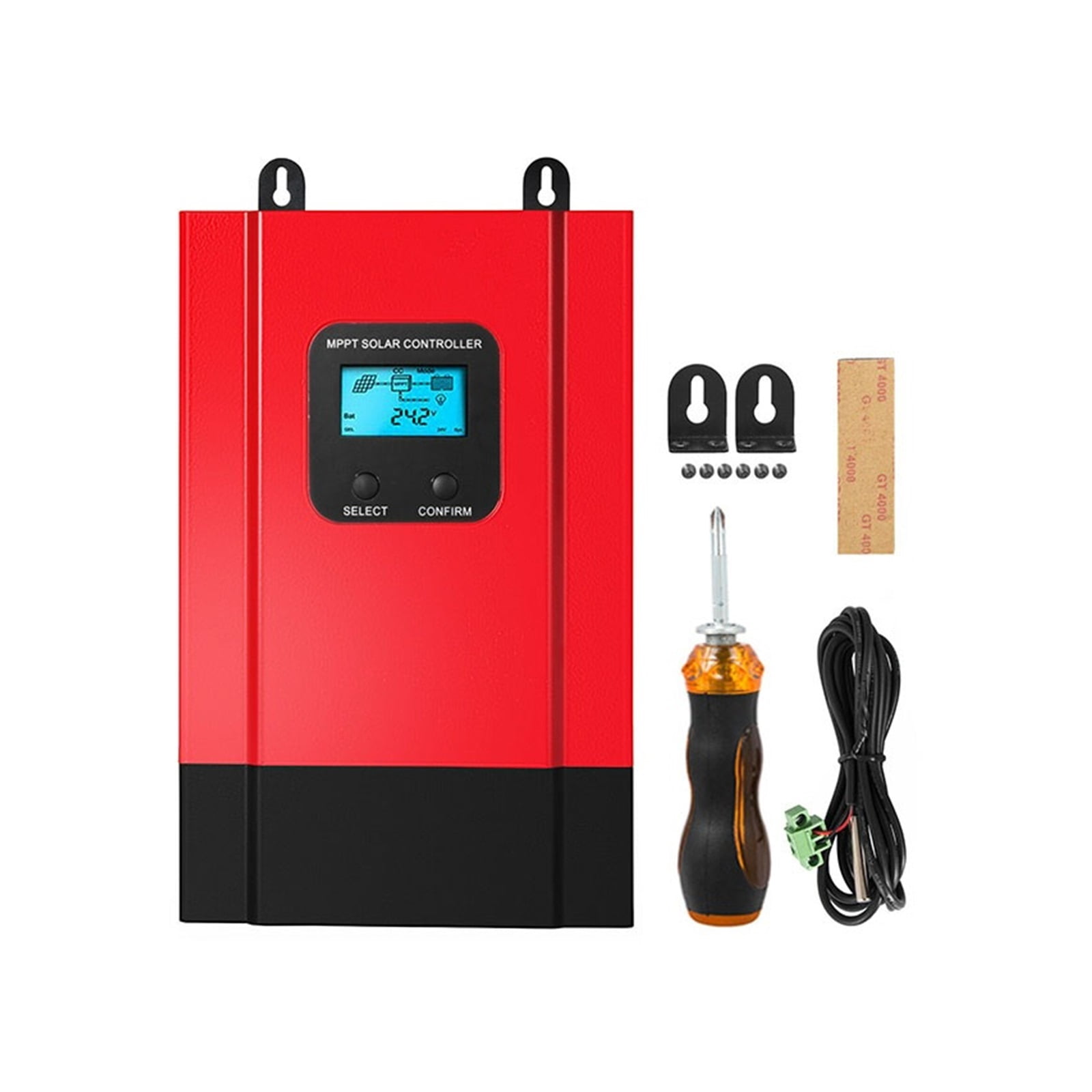 60A 40A MPPT Solar Controller 48V/36V/24V/12V Auto Back-light LCD Max 150VDC Input Energy Saving ...