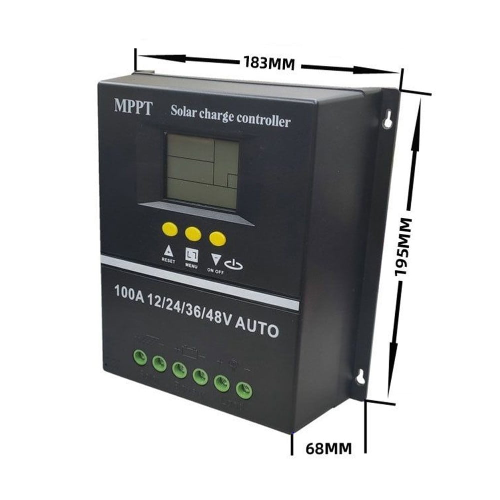 60A/80A/100A 12V-48V Mppt Solar Charge Controller Pv Charger Controller ...