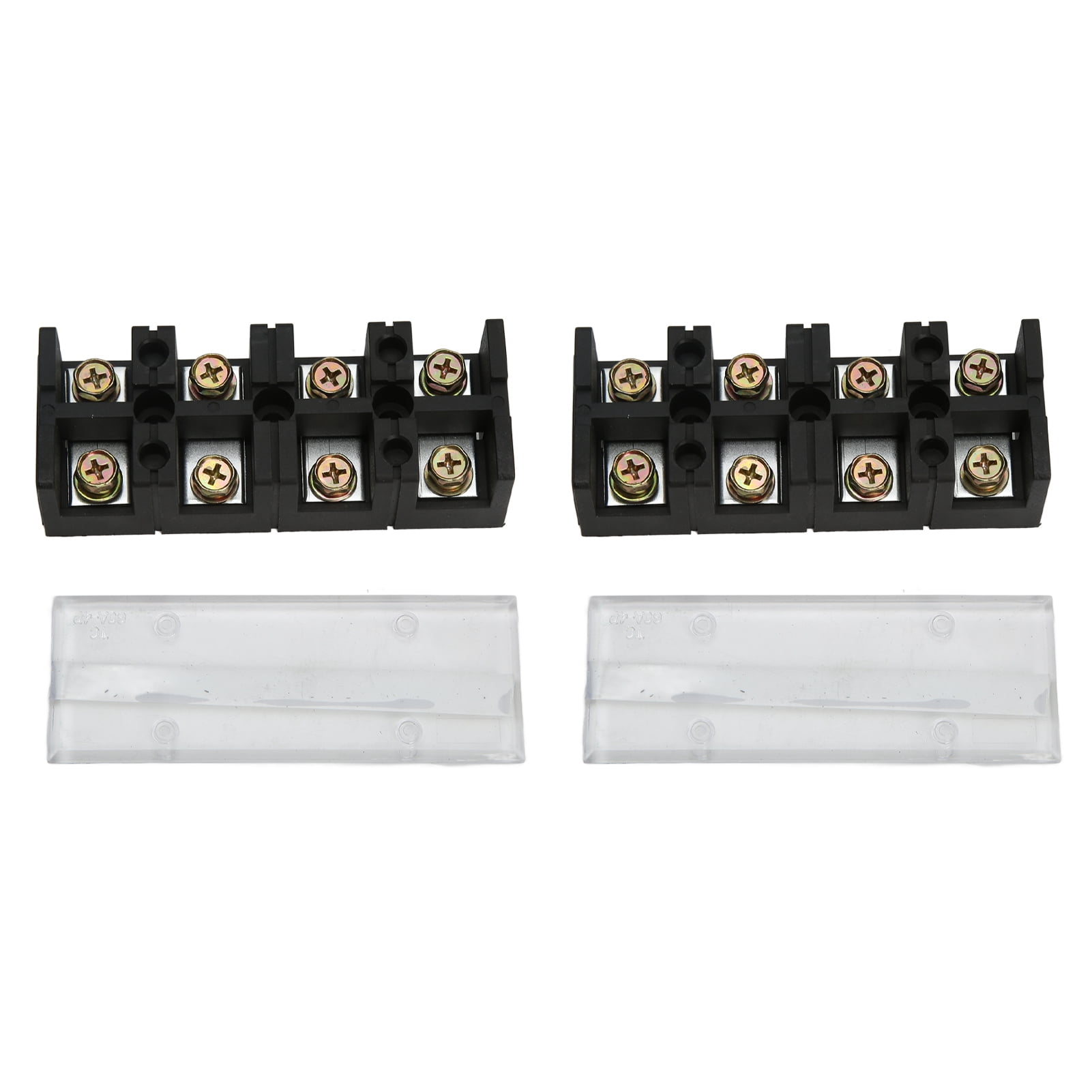 60A Dual Row Terminal Block, 600V, Compact Design for Power ...