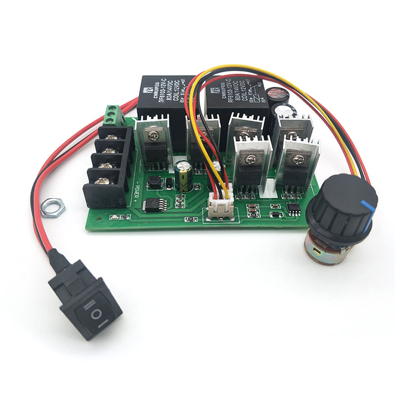 60A PWM Motor Speed Controller CW CCW Reversible Switch DC 12V - 48V - Walmart.com