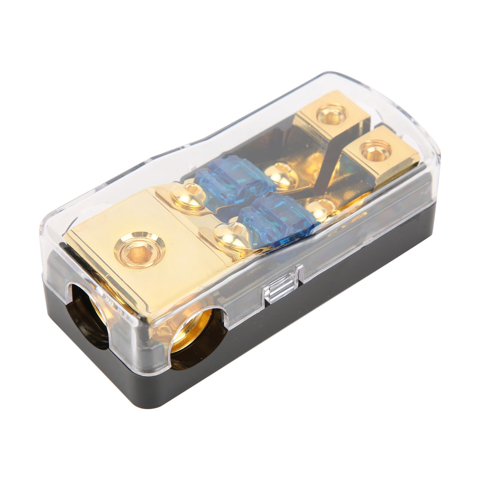 60A Power Distribution Block 1 in 2 Way Out Car Audio Splitter Copper ...