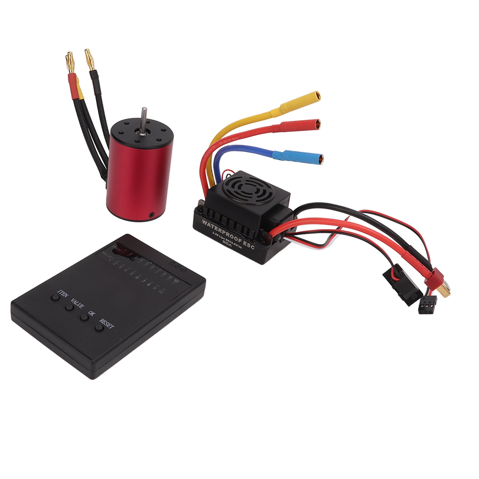 60A Waterproof ESC 2300KV Brushless Motor Kit For 1/10 RC Car, High ...