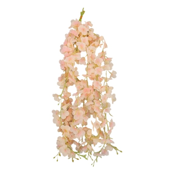 60CM Artificial Wisteria Hanging Vines, Fake Purple Flower String ...