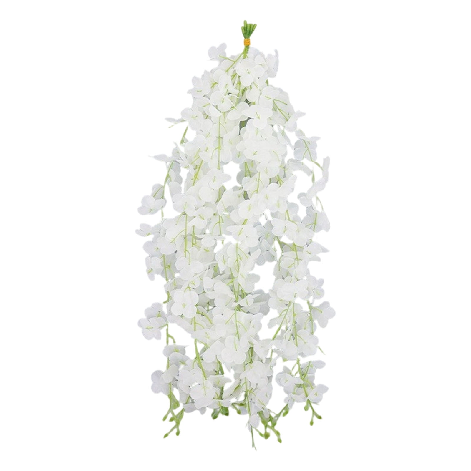 60CM Artificial Wisteria Hanging Vines, Fake Purple Flower String ...