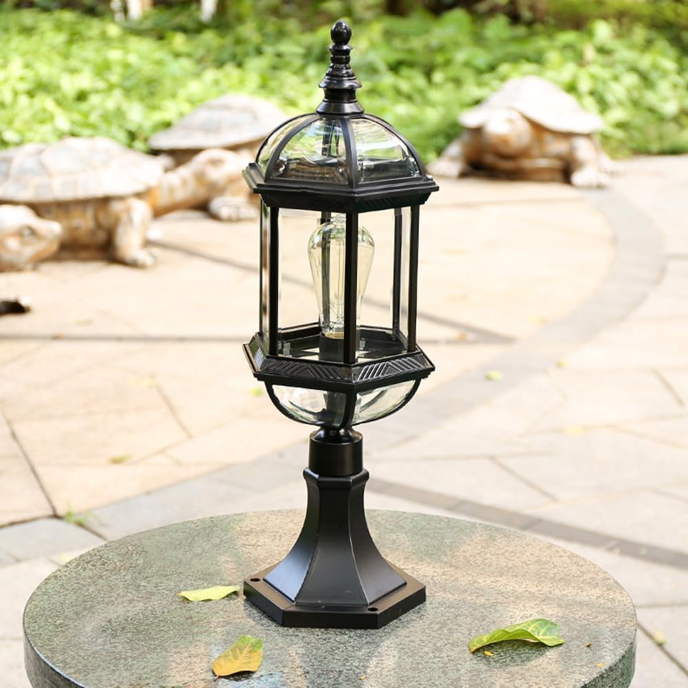 60CM Outdoor Column Light Modern Pillar Lights Die-cast Aluminum with ...