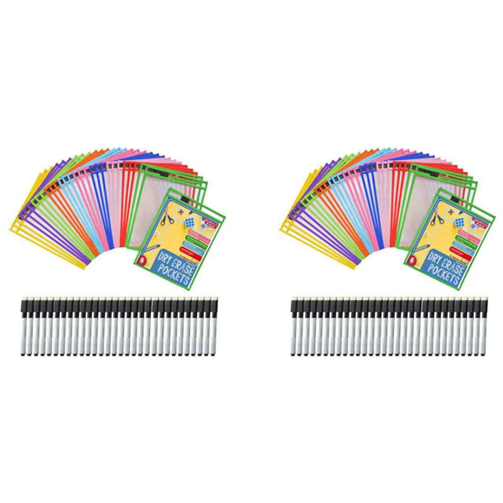 60Dry Erase Pockets Pockets Perfect Classroom Organization Reusable Dry ... 60Dry Erase Pockets Pockets Perfect Classroom Organization Reusable Dry ...