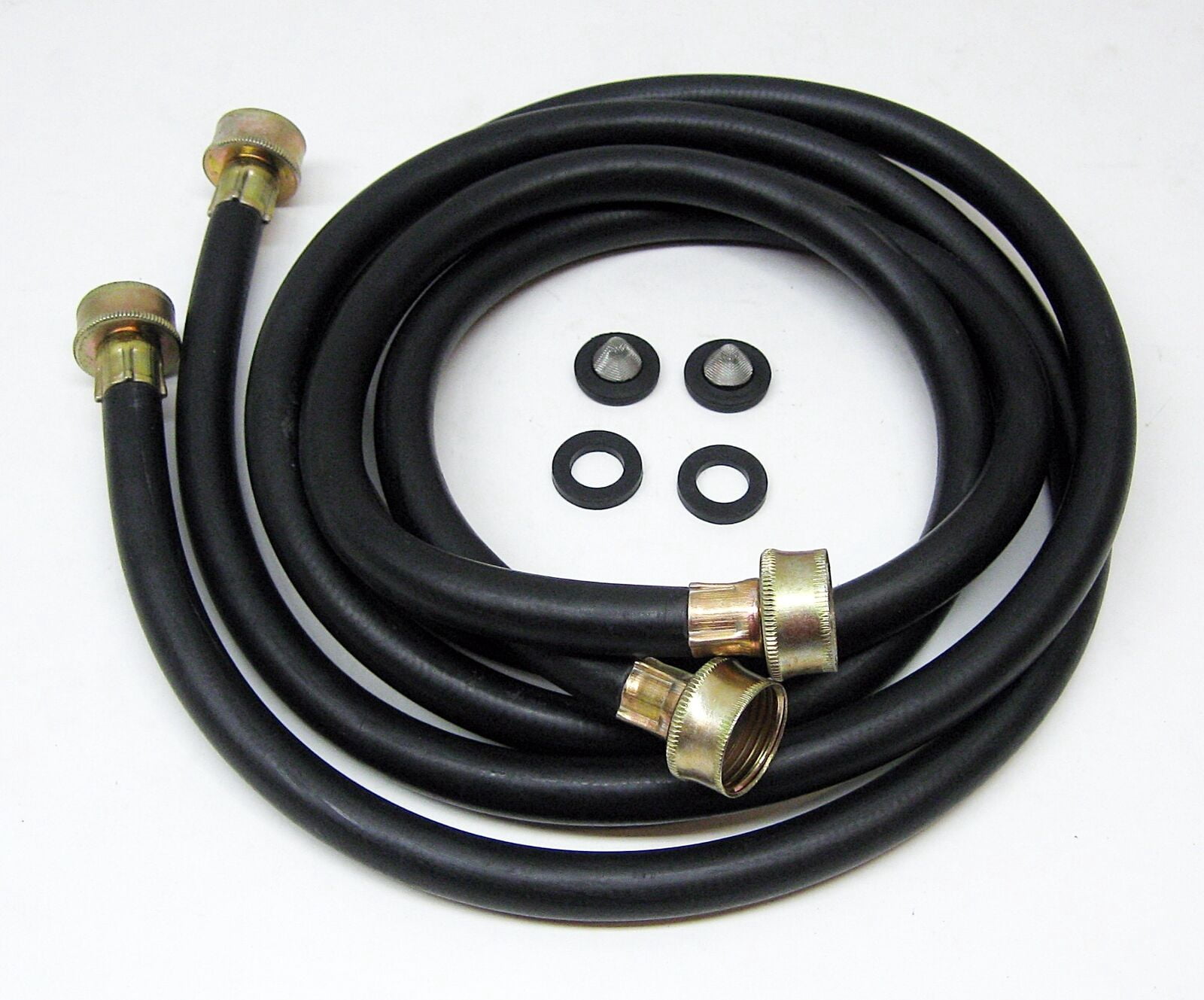 60FFK Washing Washer Machine Rubber Inlet Fill Hoses 5' Set of 2 ...