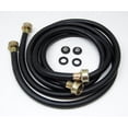 60FFK Washing Washer Machine Rubber Inlet Fill Hoses 5' Set of 2 ...