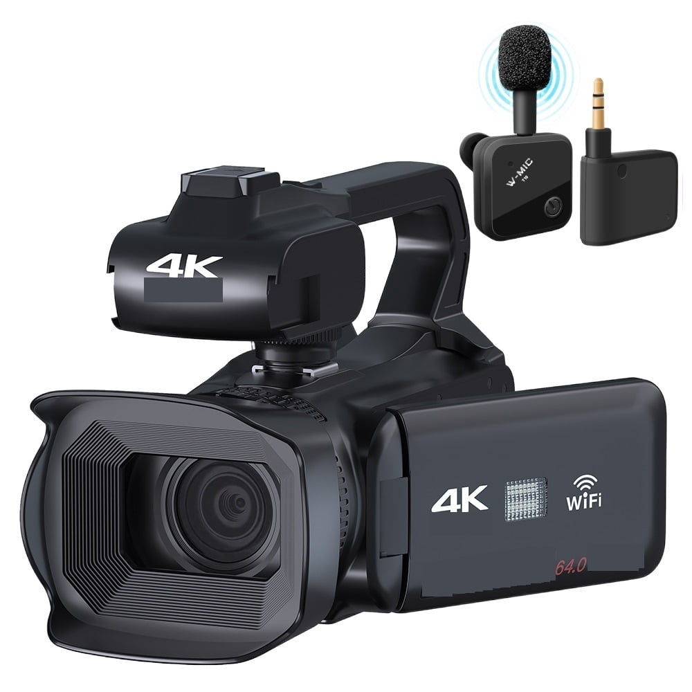 60FPS 4K Vlog Camcorder 64MP Photography Video Camera Live Streaming ...