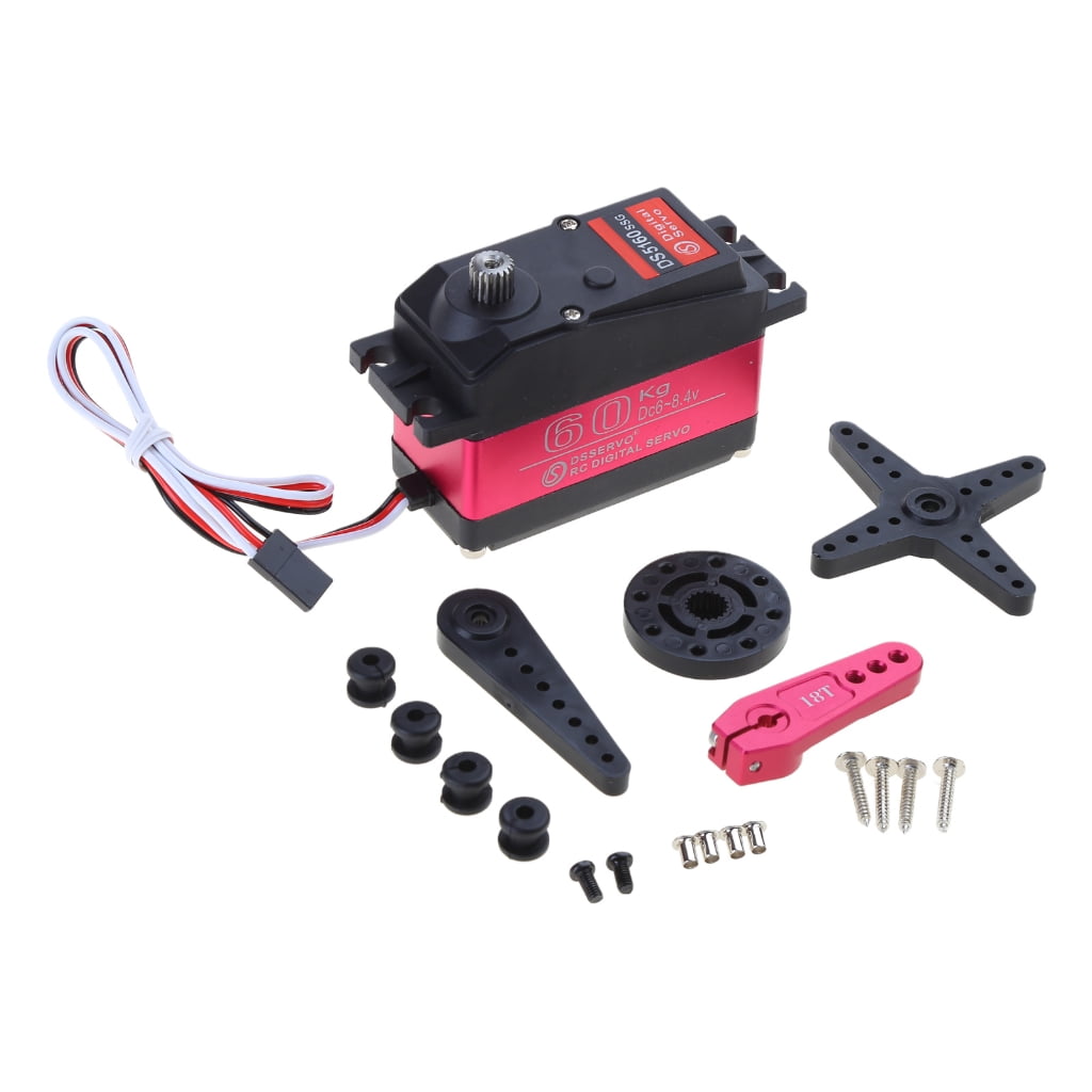 60KG Digital Servo High Torque Full Metal Gear Less Noise for Car ...