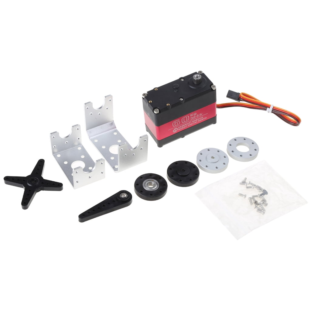 60KG Digital Servo High Torque Full Metal Gear Less Noise for Car ...