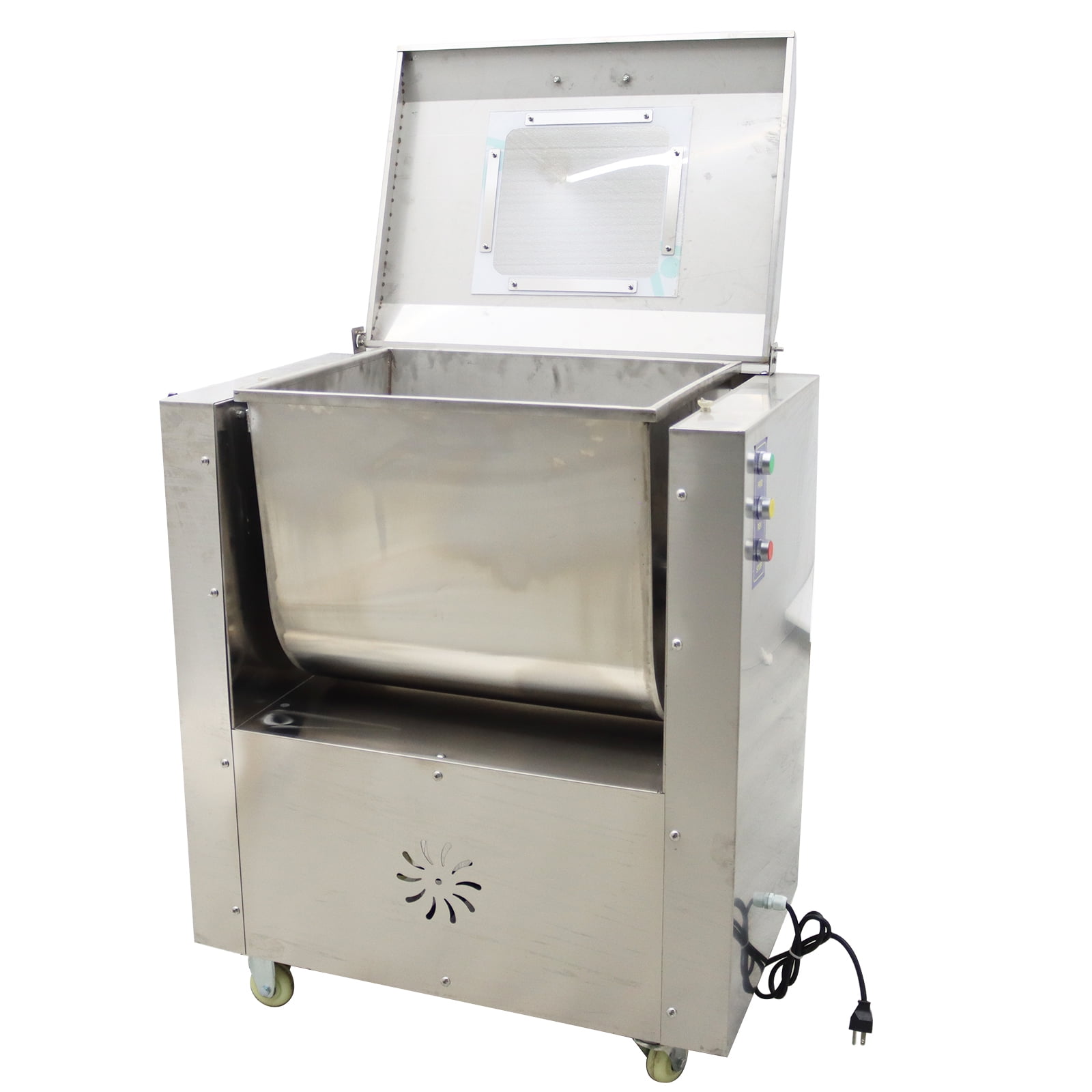 60L Automatic Food Mixer Grinder Electric Meat Vegetable Blender for ...