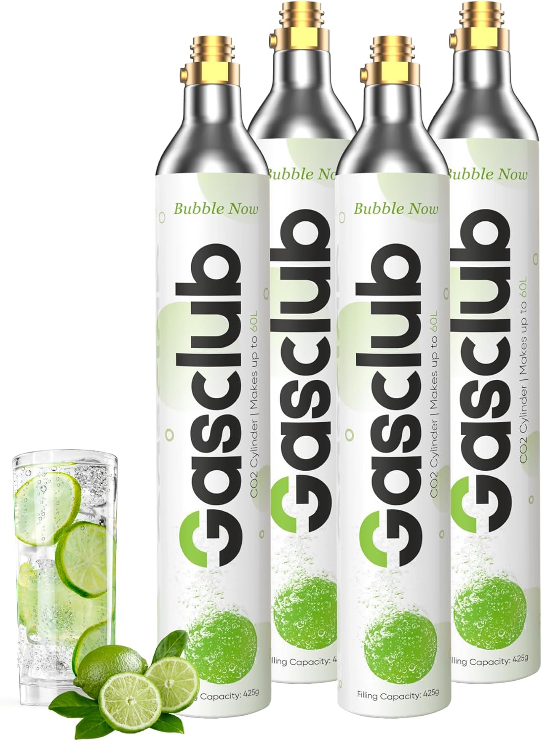 60L CO2 Cylinder Compatible with All 'Screw-In' Soda Makers For ...