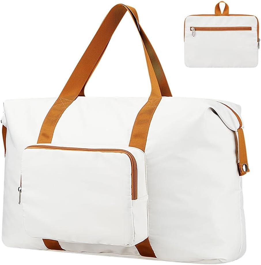 60L Travel Duffel Bag, Foldable Carry On Luggage Bag for Men Women ...