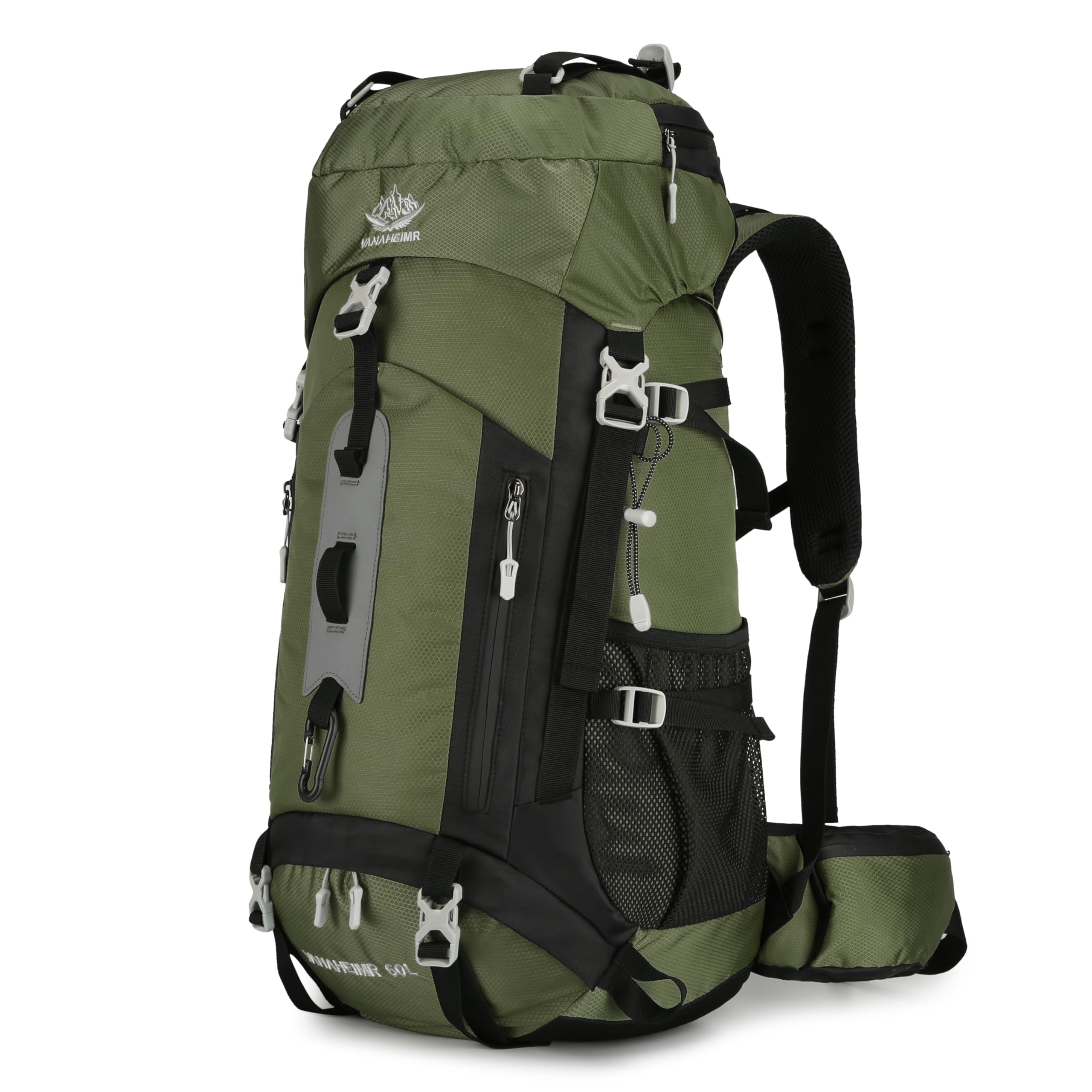 60L Travel Hiking Camping Backpack with Rain Cover, Backpack Water ...