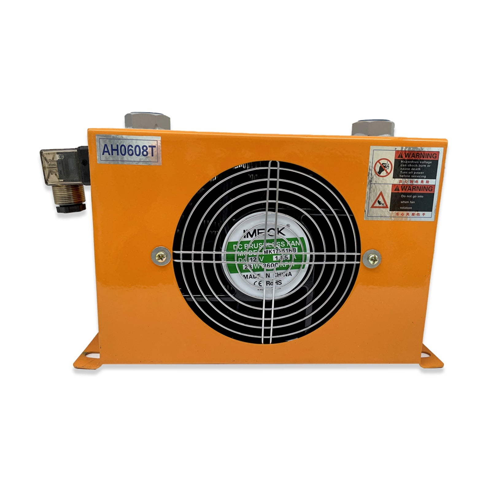 Oil Heater AH0608T-CA 12VDC Hydraulic Oil Cooler - 48W Fan, 60L/min ...