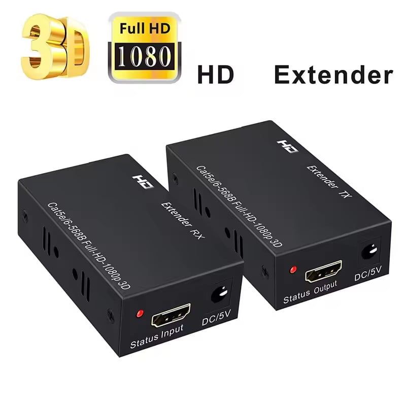 60M Extender RJ45 HDMI-compatible extender 1080P Network Extender by ...