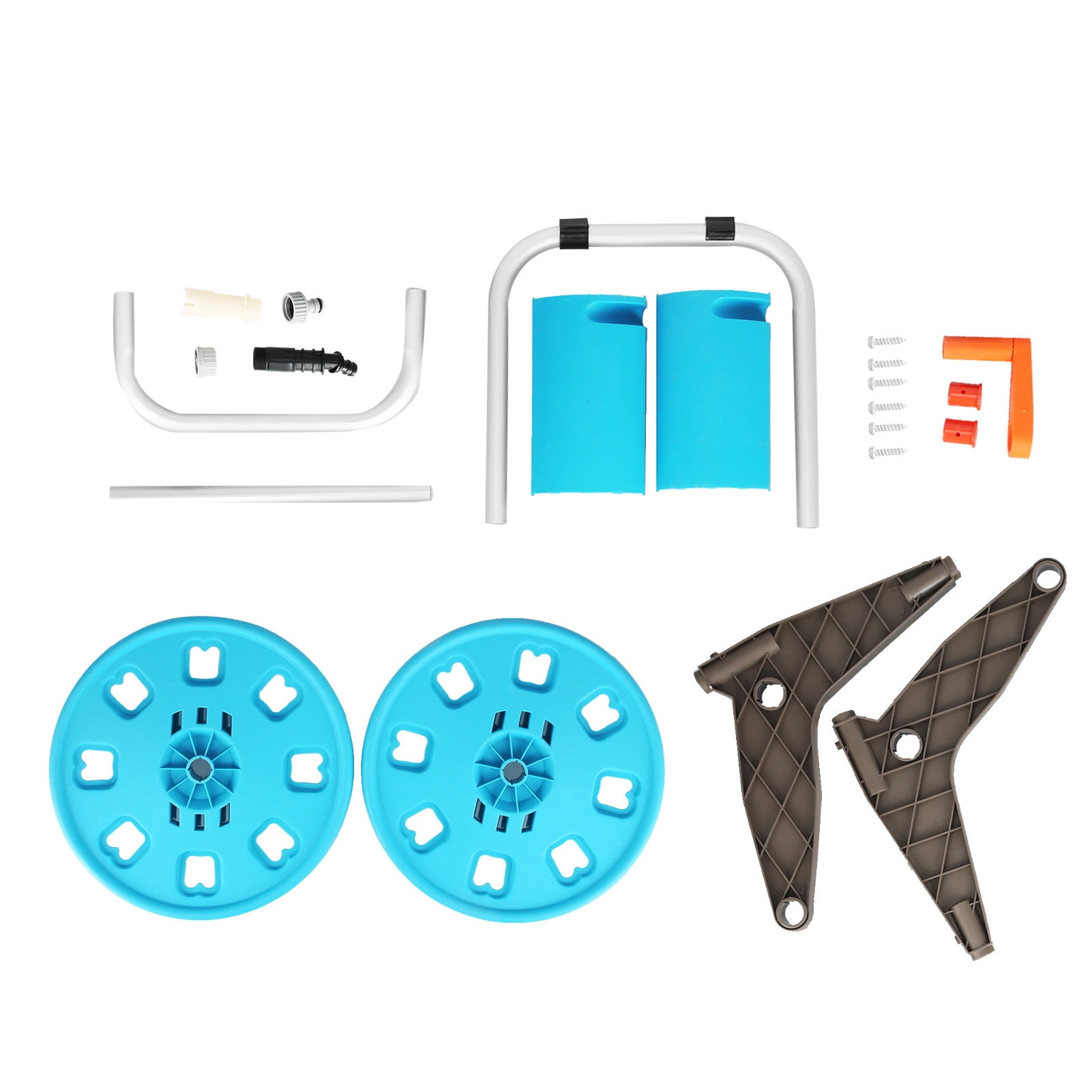 60M Hose Capacity, Water Pipe Storage Rack with Winding Bracket Garden ...