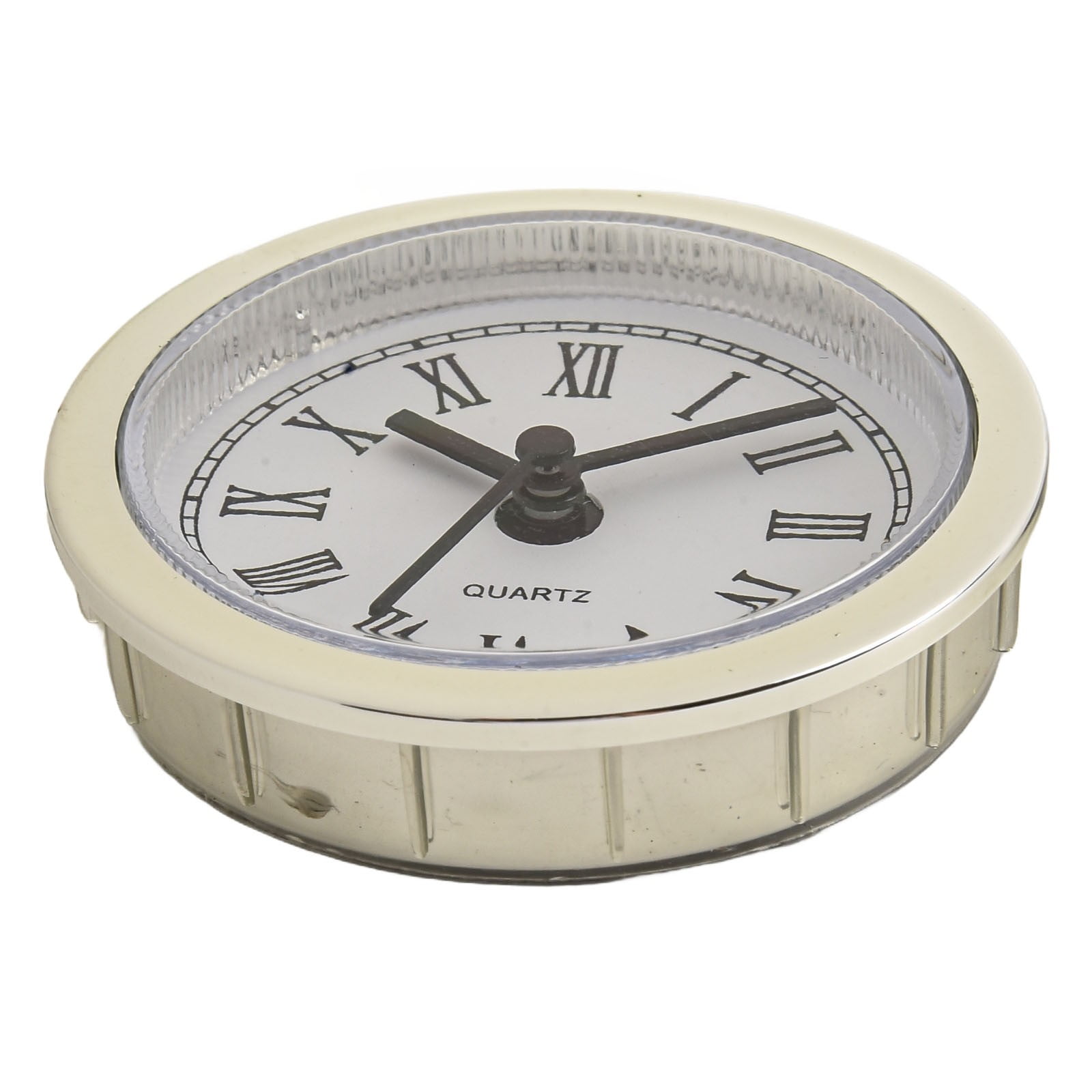 60MM Quartz Clock Inserts Movement Replacement DIY Gold Arabic Numbers ...