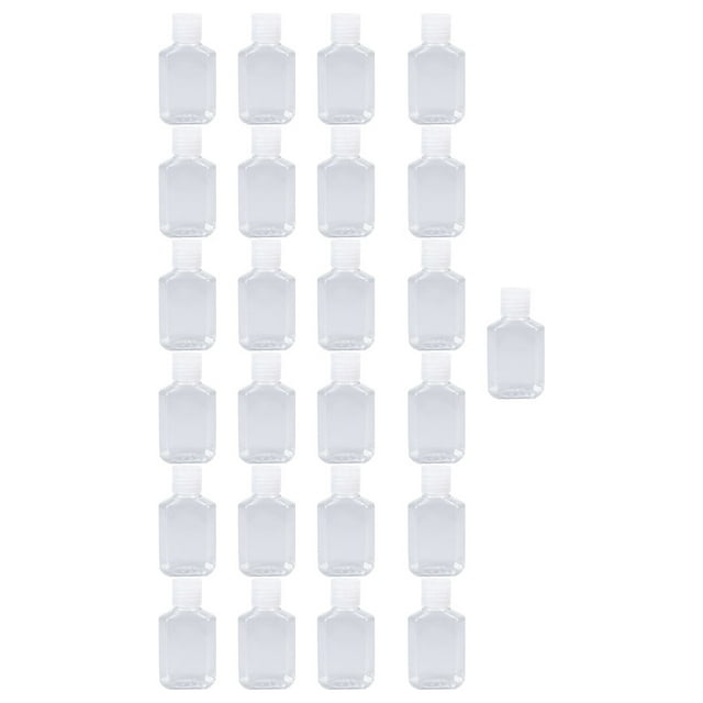 60Ml Clamshell Bottle Travel Shampoo Bottles 25 Pcs Vial Liquid The Pet ...