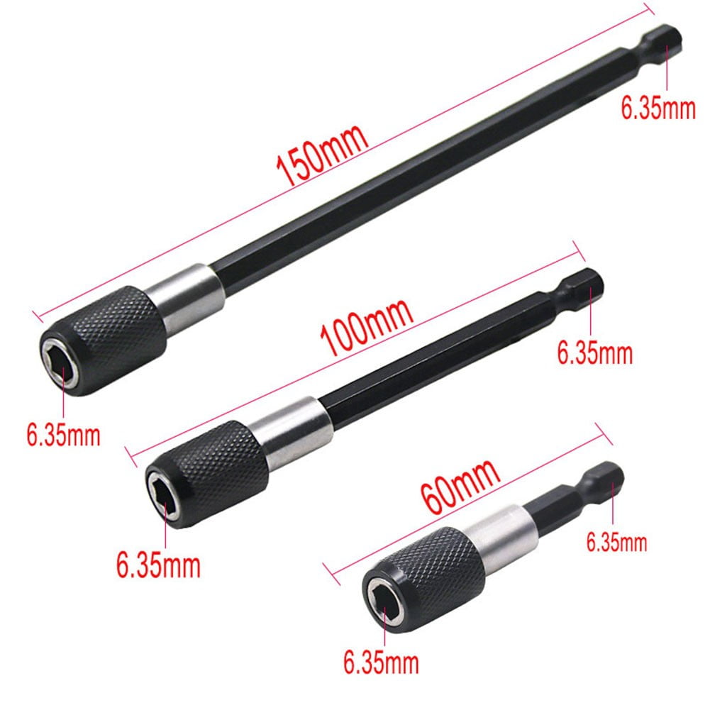 60Mm 100Mm 150Mm Hex Shank Quick Release Screwdriver Bit Holder ...