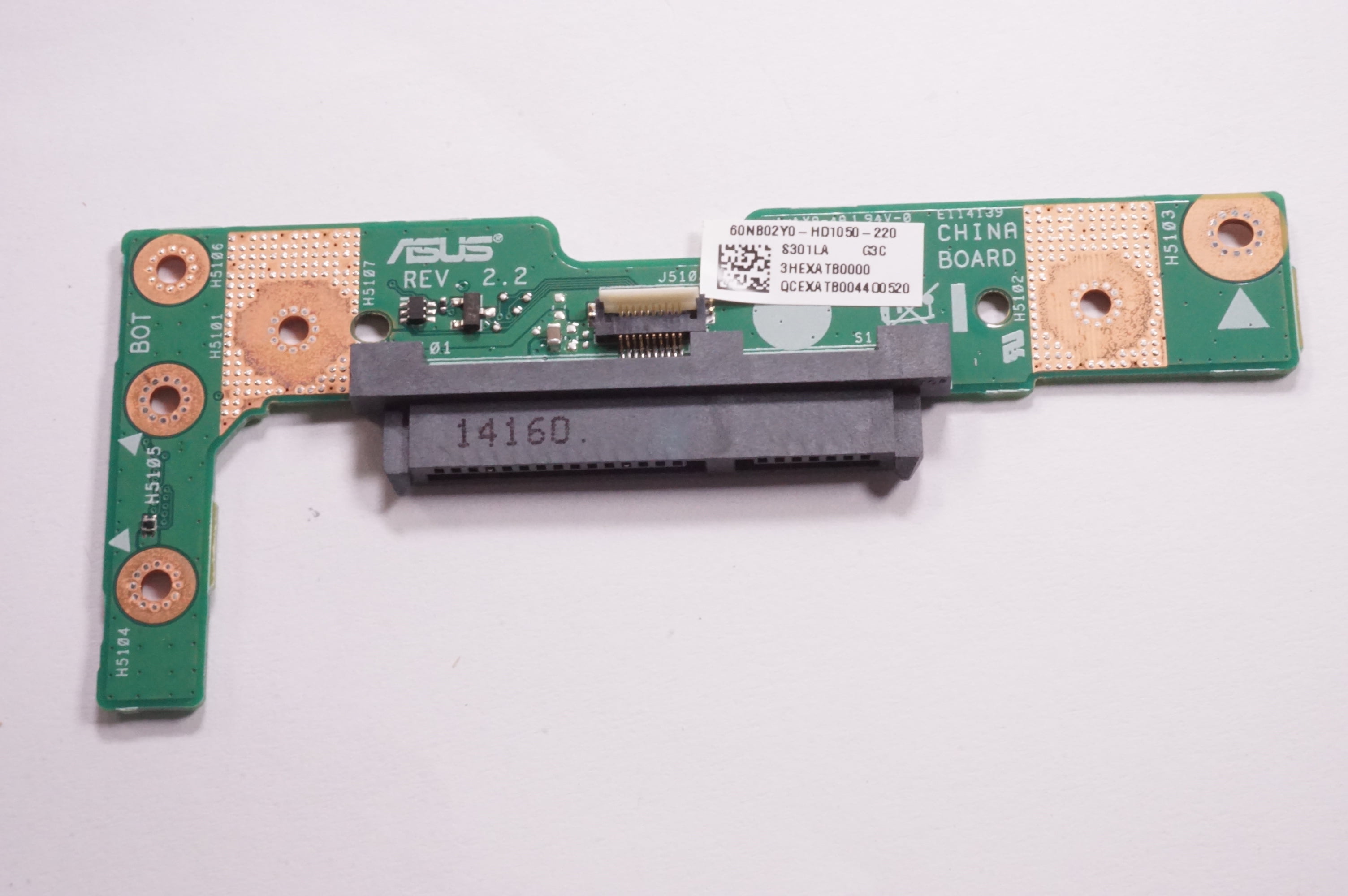 60NB02Y0-HD1050 Asus Hdd Board Q301L q301la-bsi5t17 s301lp s301la ...