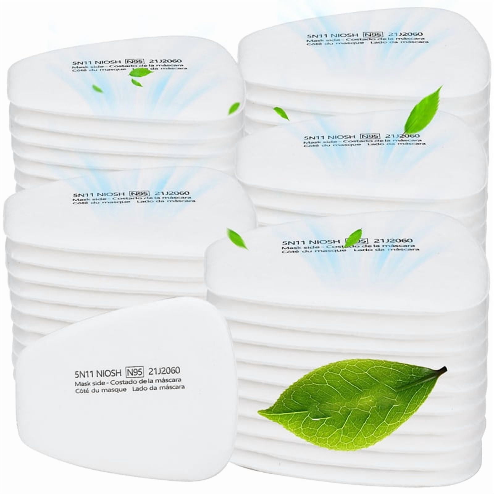 60PC 5N11 Respirator Filter Cotton, 6001 Filter Cartridges for ...