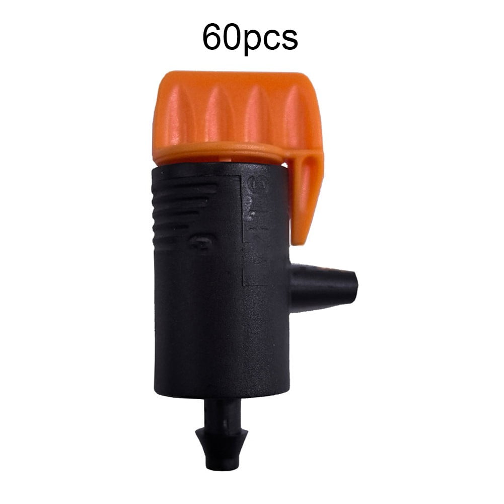 60PC Adjustable Flow Drip Head Garden Irrigation Automatic Flower ...