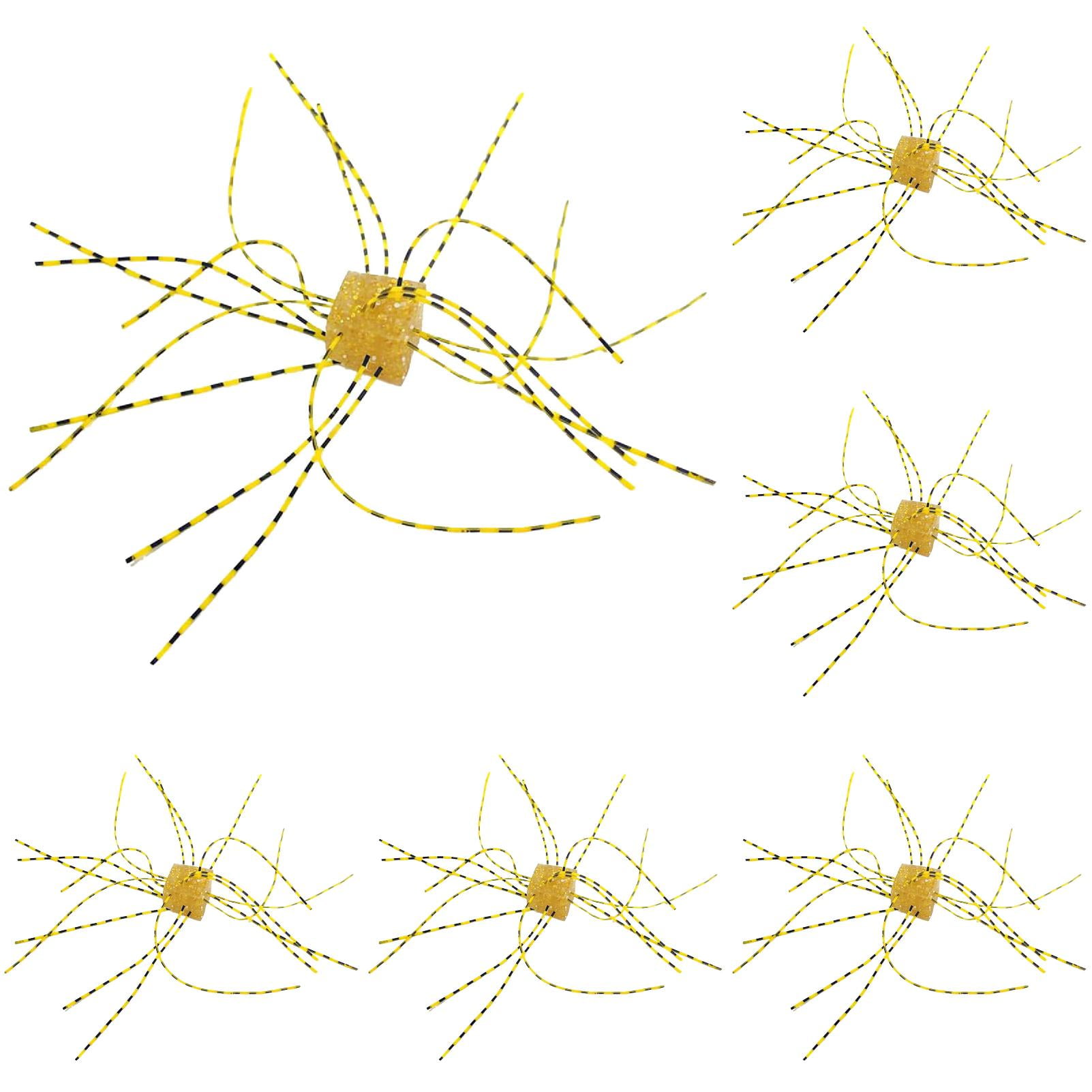 60PC Dice-Shaped Fishing Lure Kit - Slow Sinking PVC Soft Baits for ...