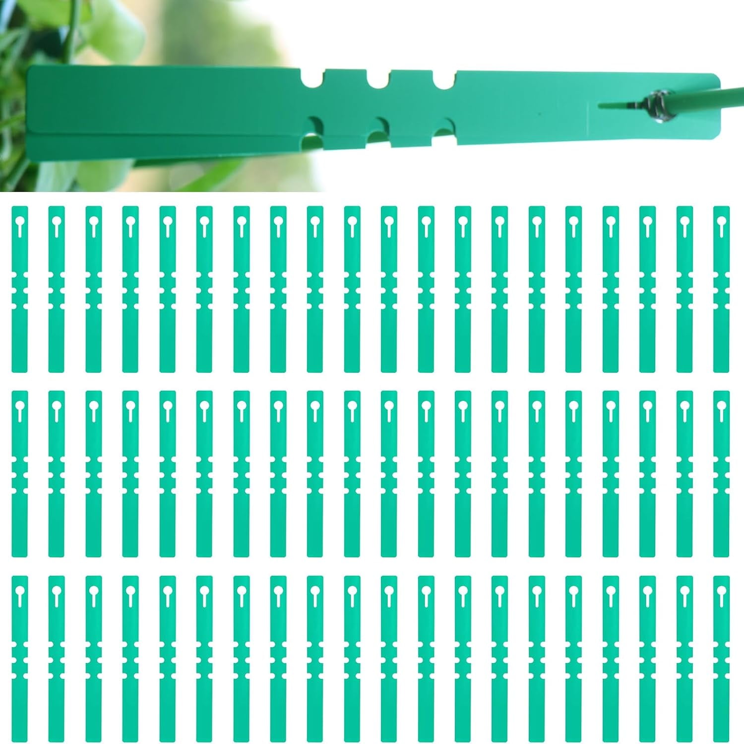 60PCS 21x2CM Garden Hang Tag Plastic Plant Tree Label Hanging Outdoor ...