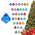 60PCS Acrylic Crystal Ball Christmas Tree Ornaments Christmas Crystal ...