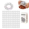 60PCS Aluminum Foil Heat-Retaining Cover for Home Dining Tables and ...