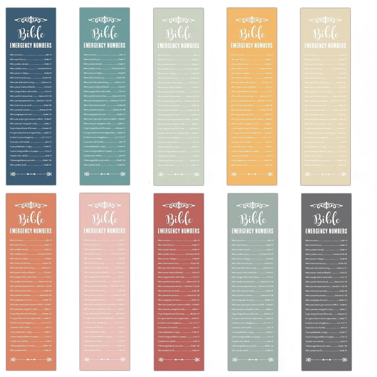 60PCS Bible Bookmarks for Women Men, Christian Religious Faith Gifts ...