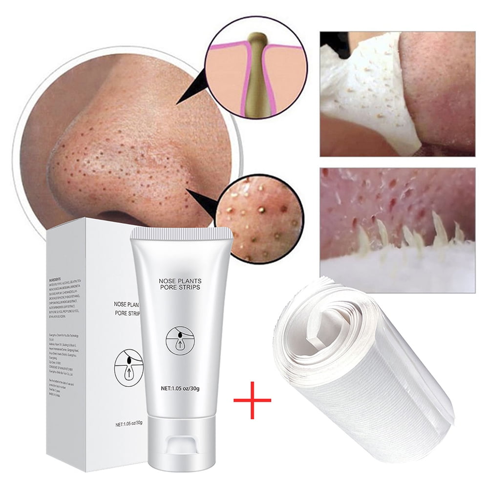 60pcs Blackhead Remover Nose Mask Shrink Pore Nasal Patch Deep