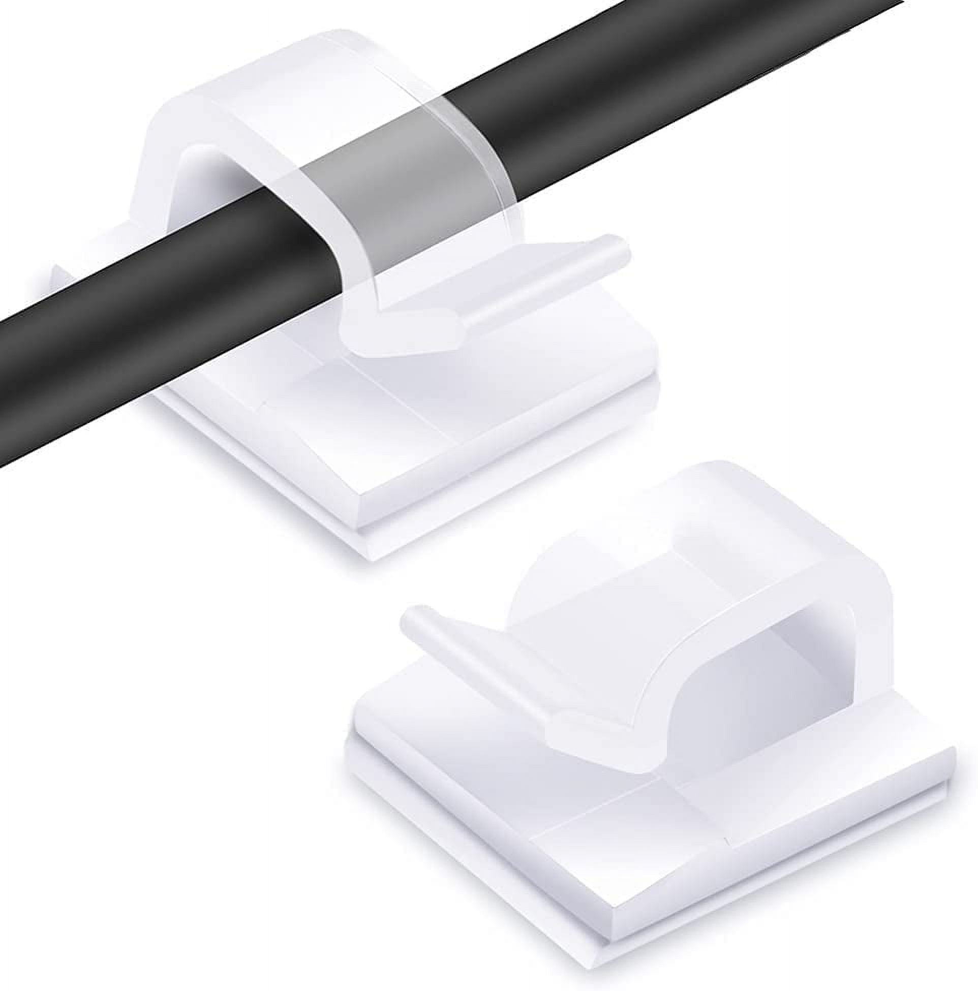 60PCS Cable Clips, Outdoor Light Wire Clips Self Adhesive Cable Tidy ...