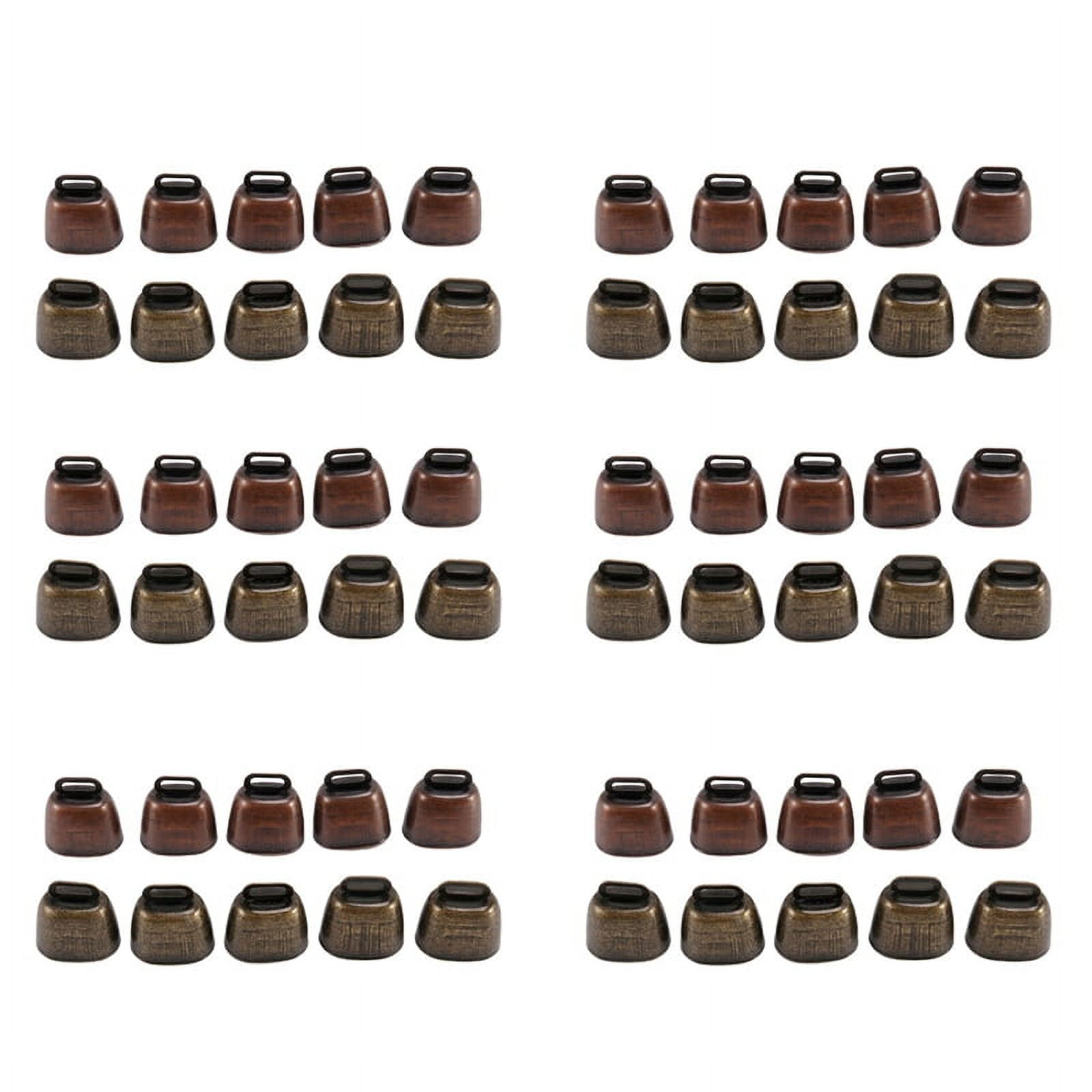 60PCS Cow Horse Sheep Grazing Small Brass ,Cowbell Retro Bell for Horse ...