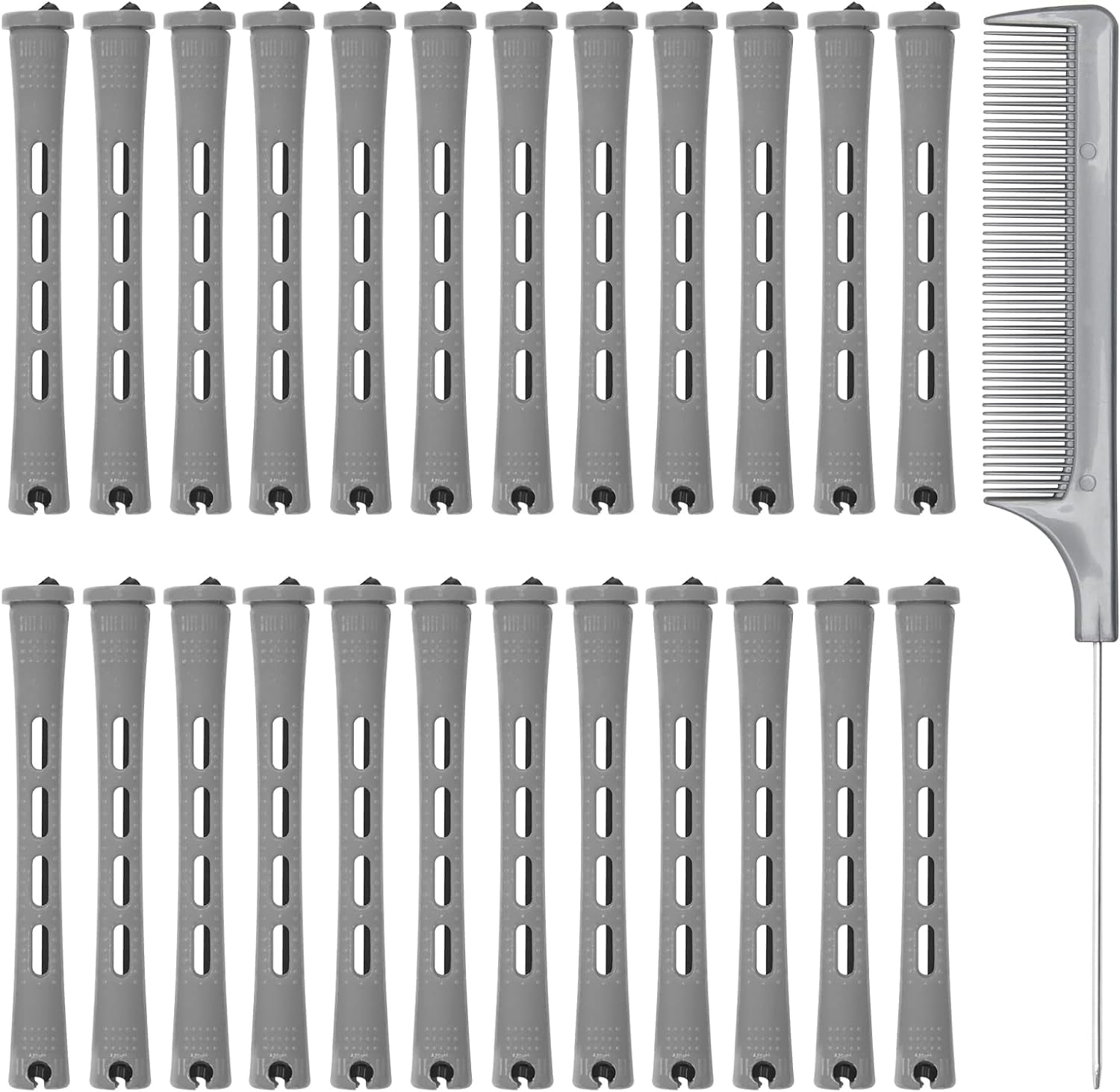 60PCS Hair Perm Rods Set Coolrunner Cold Wave Curlers Perming Rods ...