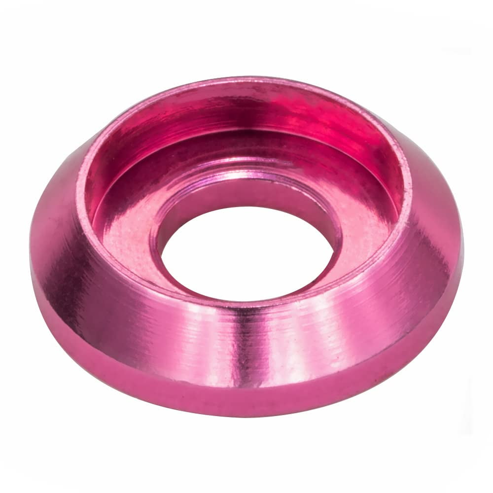 [60PCS] M3 Counterbore Washers Color Pink, Anodized Aluminum Alloy ...