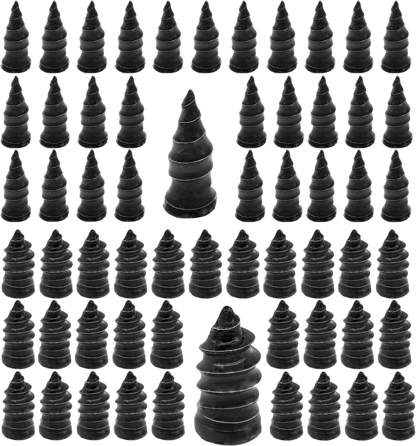 60PCS Tire Repair Rubber Nail, Vacuum Kits Spiral Nails, Screw Plug ...