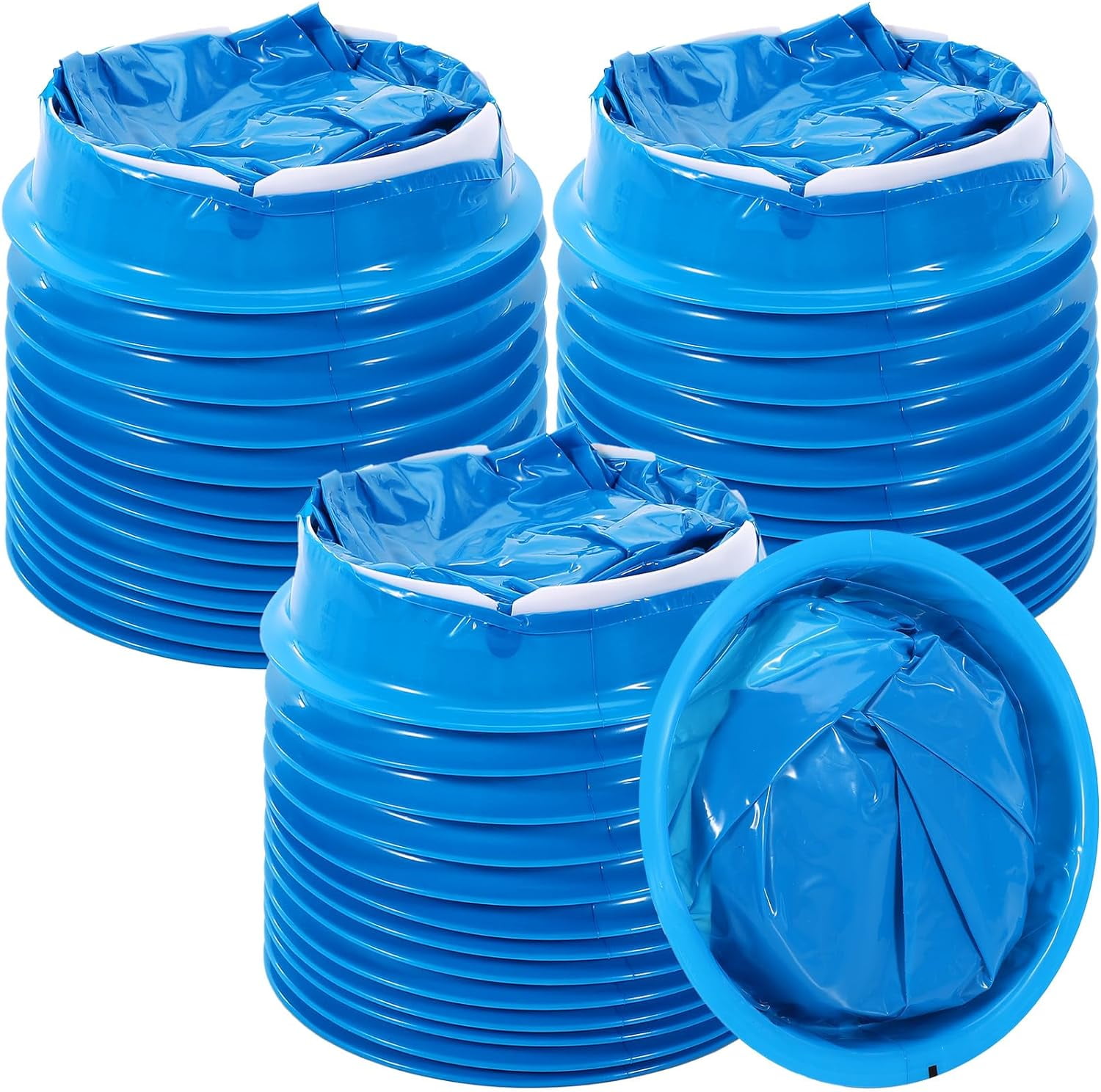 60Pack Vomit Bags Disposable,1000ml Emesis Bag,Leak Resistant Barf Bags ...