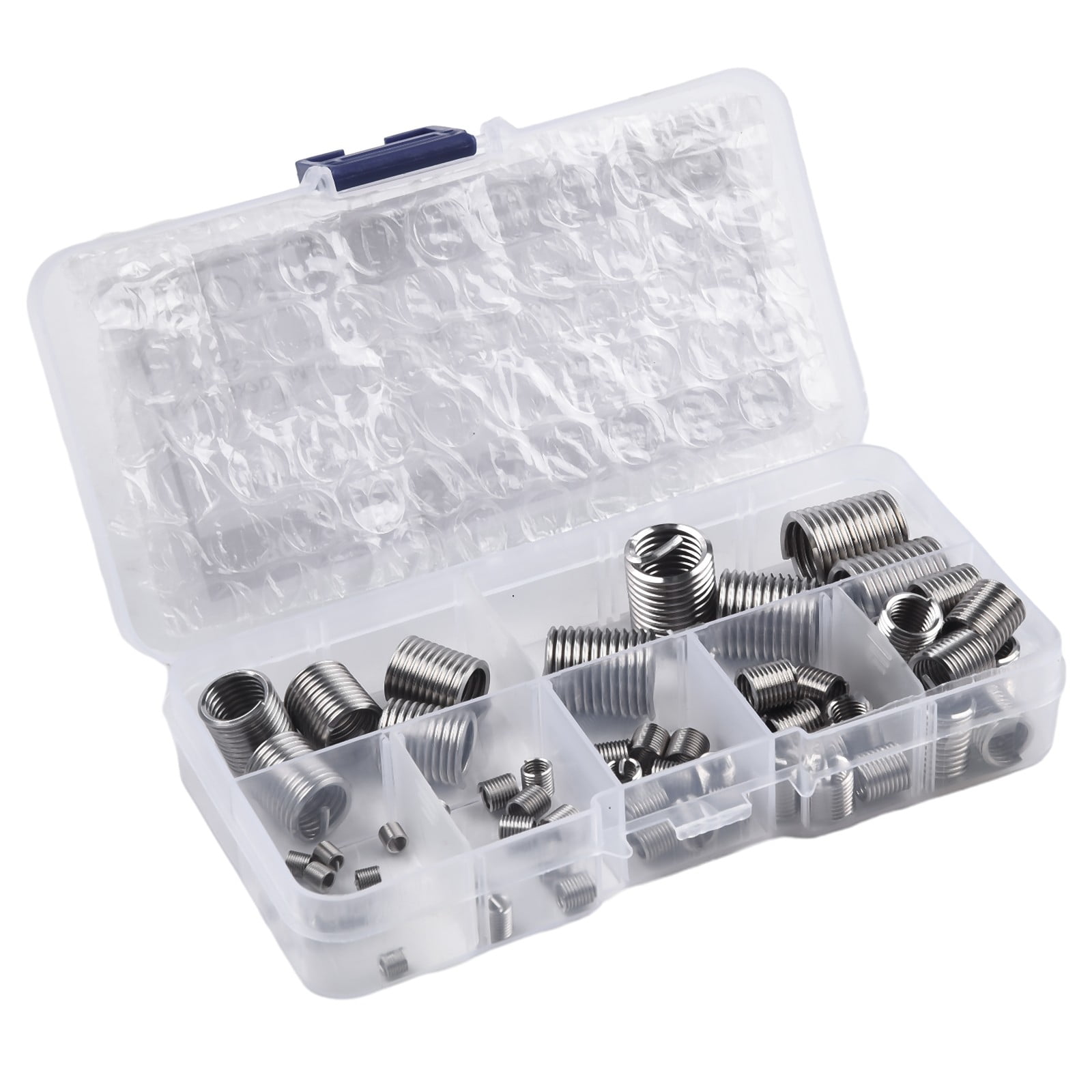 60Pc Stainless Stripped Thread Rethread Helicoil Repair Insert Set ...